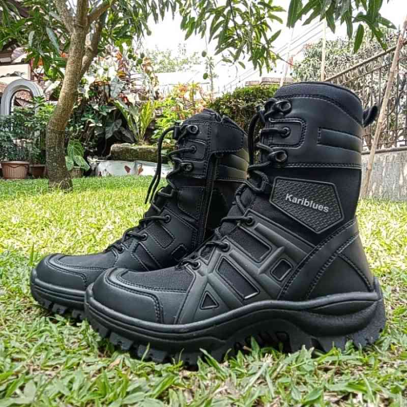 Jual Sepatu Tactical Pdl Tni Polri Sepatu Safety Boots Militer ...