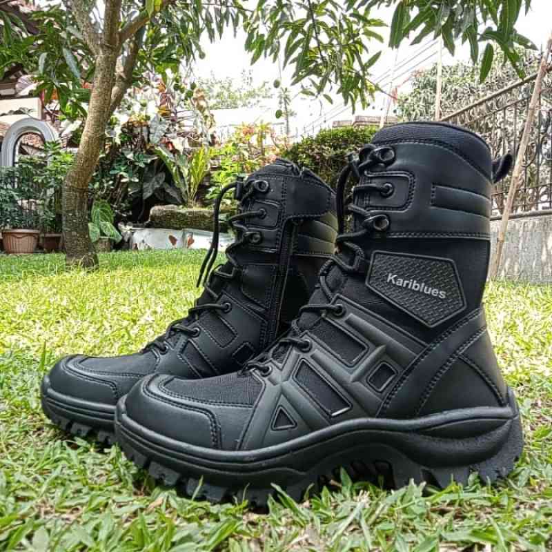 Jual Sepatu Tactical Pdl Tni Polri Sepatu Safety Boots Militer ...
