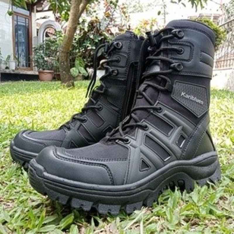 Jual Sepatu Tactical Pdl Tni Polri Sepatu Safety Boots Militer ...