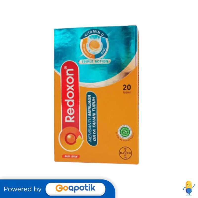 Jual Redoxon Triple Action Rasa Jeruk Box 20 Tablet Effervescent Di ...