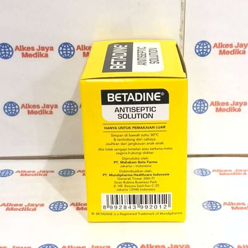 Jual Betadine Antiseptic 5ml Box Isi 6 Botol - Obat Luka Di Seller ...
