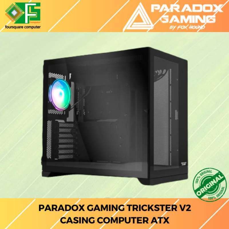 Jual Casing Komputer Paradox Gaming Trickster V2 | PC Case ATX di ...