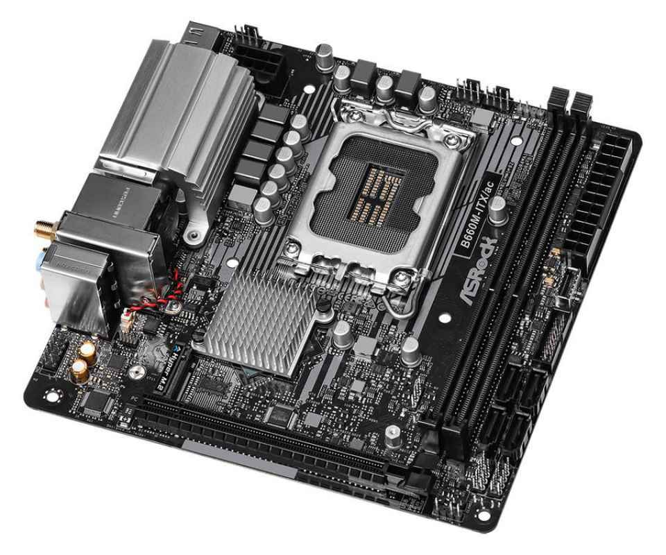 Jual Motherboard Asrock B660M-ITX/ac Intel LGA 1700 Gen 12 Dan 13 Mini ...