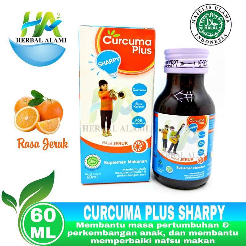 Jual CURCUMA PLUS DHA/ SHARPHY SYRUP 60ML - STRAW di Seller MANDIRIJAYA_SHOP - Tegal Rejo, Kota ...