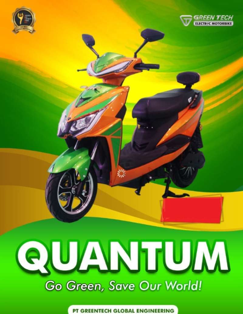 Jual Harga Subsidi Sepeda Motor Listrik Quantum 2000watt Greentech Di ...