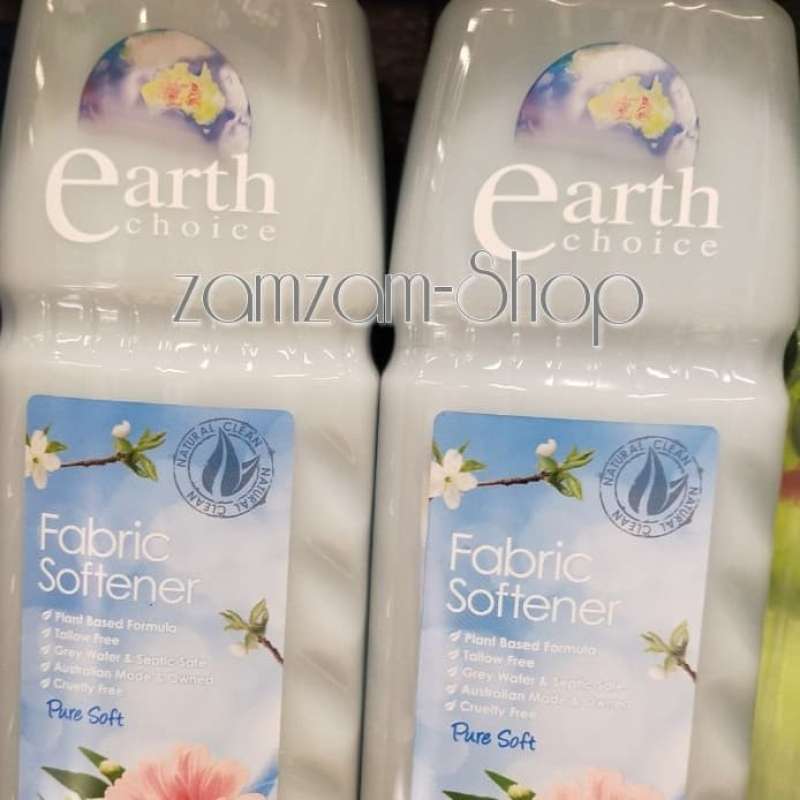 Promo Earth Choice Fabric Softener Liquid Pure Soft1liter Detergent ...