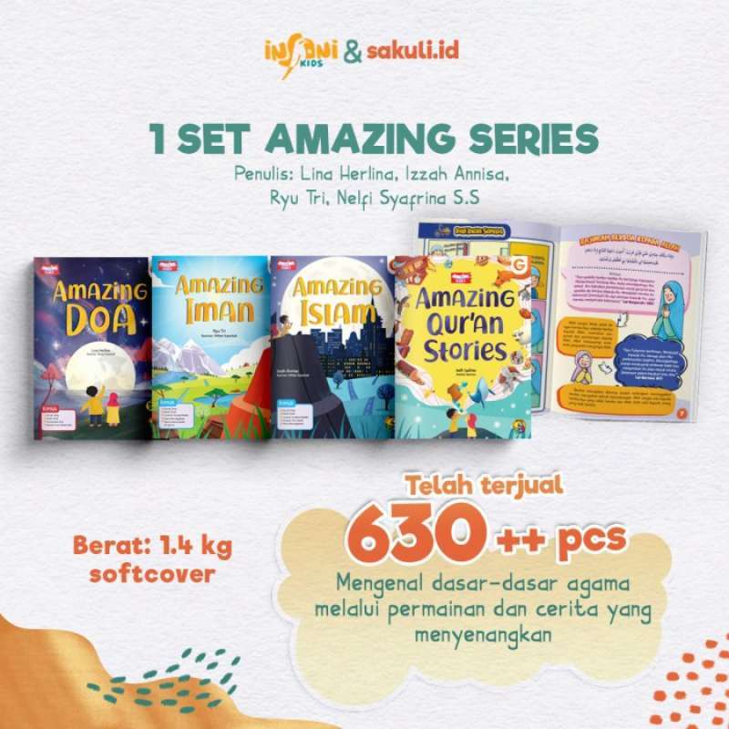 Promo Buku Anak Islami Amazing Series Doa, Islam, Iman Dan Quran Diskon ...