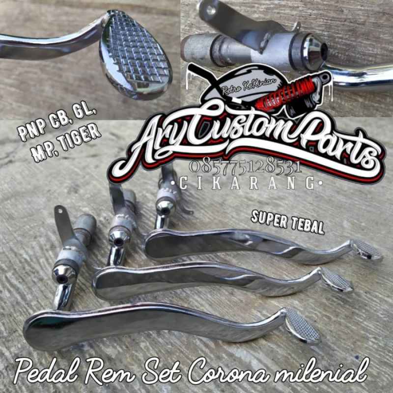 Promo pedal rem model custom blitz crystal pnp cb 100 racing gl pro gl ...