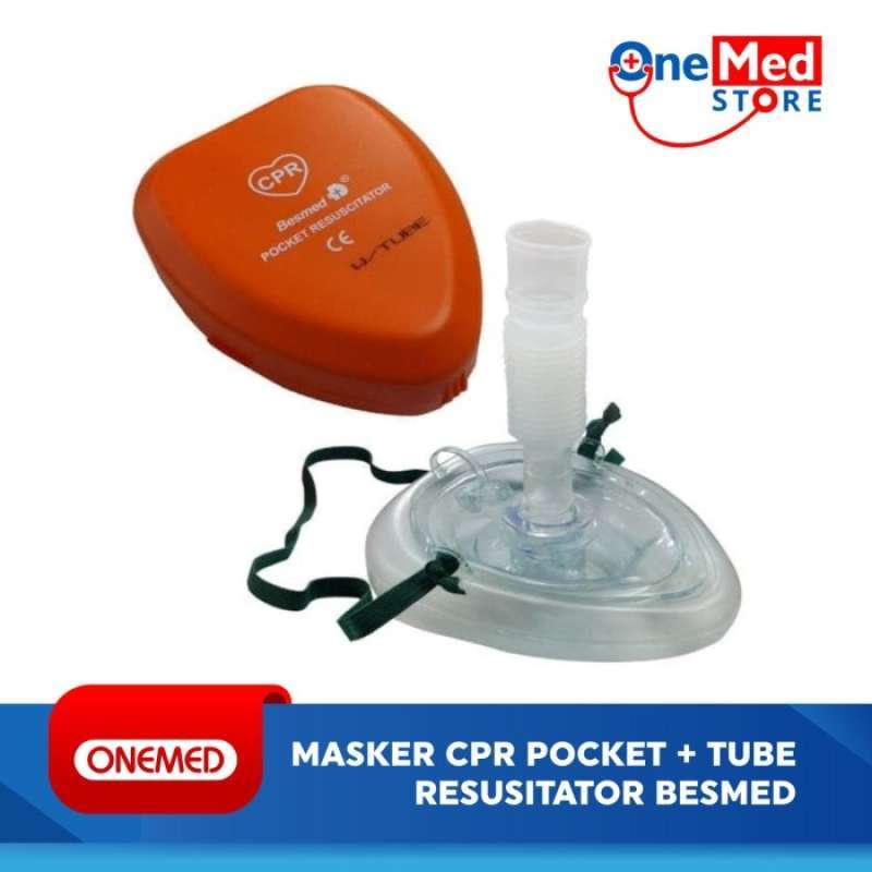 Promo Masker Cpr Pocket + Tube Resusitator Besmed Diskon 33% Di Seller ...