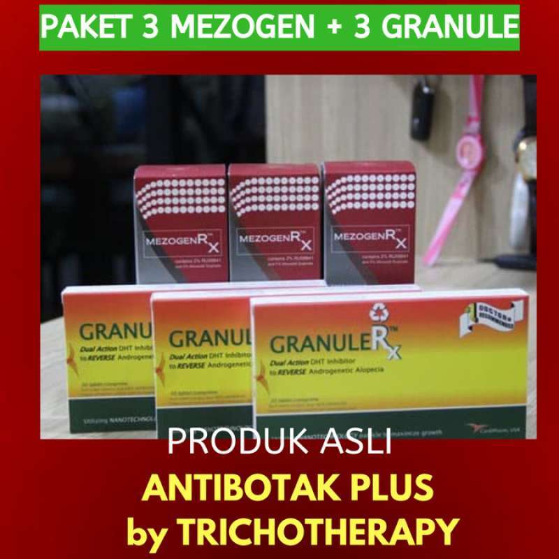 Promo Paket 3 Tonik Mezogenrx Dan 3 Pil Granule Rx Diskon 23% Di Seller ...