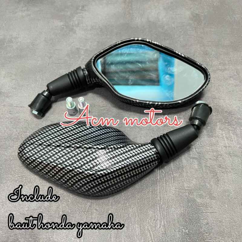 Jual Spion Motor Model Radial Rizoma Kaca Biru Besar Nmax New Pcx Vario ...