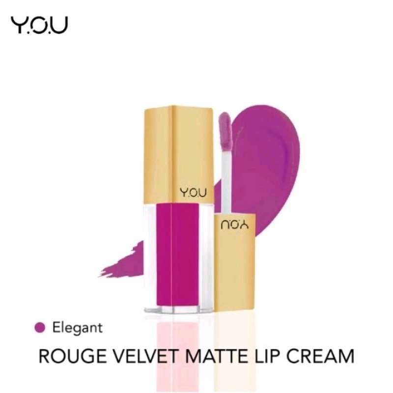 Promo You Rouge Velvet Matte Lip Cream|rouge The Gold One 4.5g Long ...