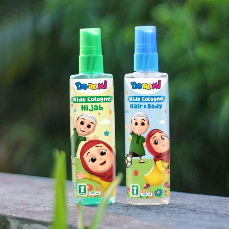 Jual Doremi Kids Cologne Nussa Hijab Hair Body Spray Cologne 100ml ...