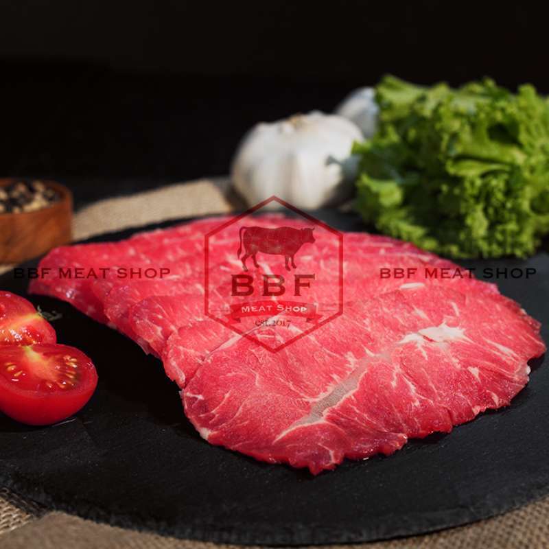 Jual Daging Sapi Slice Beef Lokal Iris Tipis Sukiyaki Less Fat Premium ...