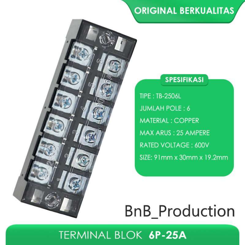 Jual Terminal Blok Listrik 6 Pole Original, Murah & Diskon Juni 2024 | Blibli