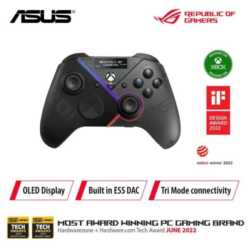 Promo Asus Rog Raikiri Pro Joystick Controller With Oled Display ...