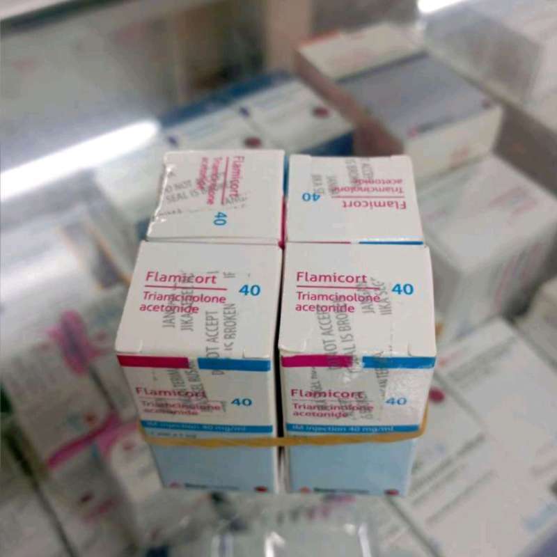 Jual Flamicort 40 mg Triamcinolone Injeksi Per Box di Seller Apotek ...
