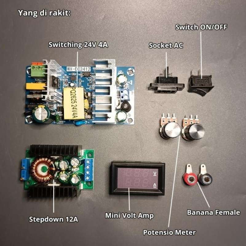 Jual Adjustable Power Supply 24V Bisa Untuk Penghancur Short MBR 12A di ...