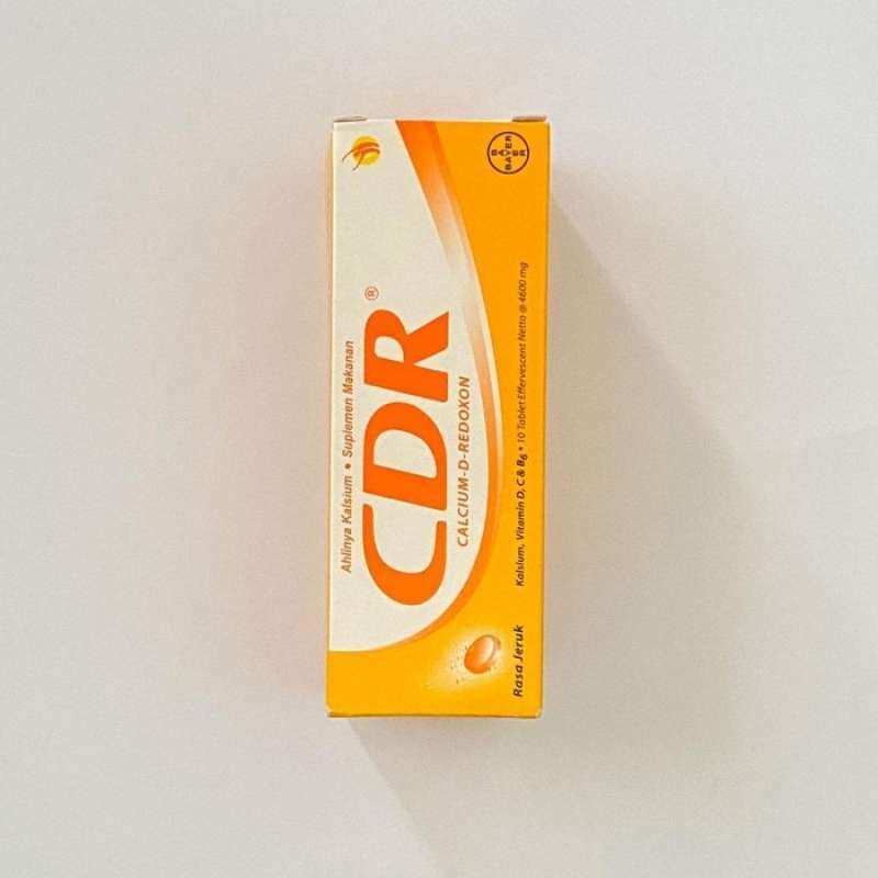Promo Vitamin Cdr Effervescent 10 Tablet Diskon 33% Di Seller Dillajaya ...