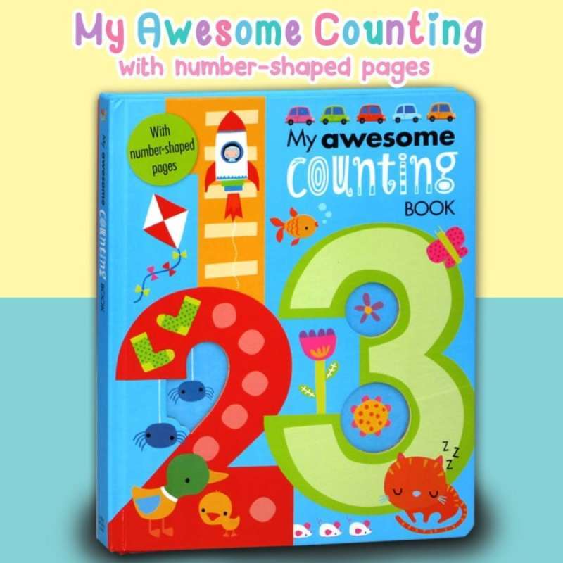 Promo My Awesome Books with fun & shaped pages (Alphabet dan Counting ...