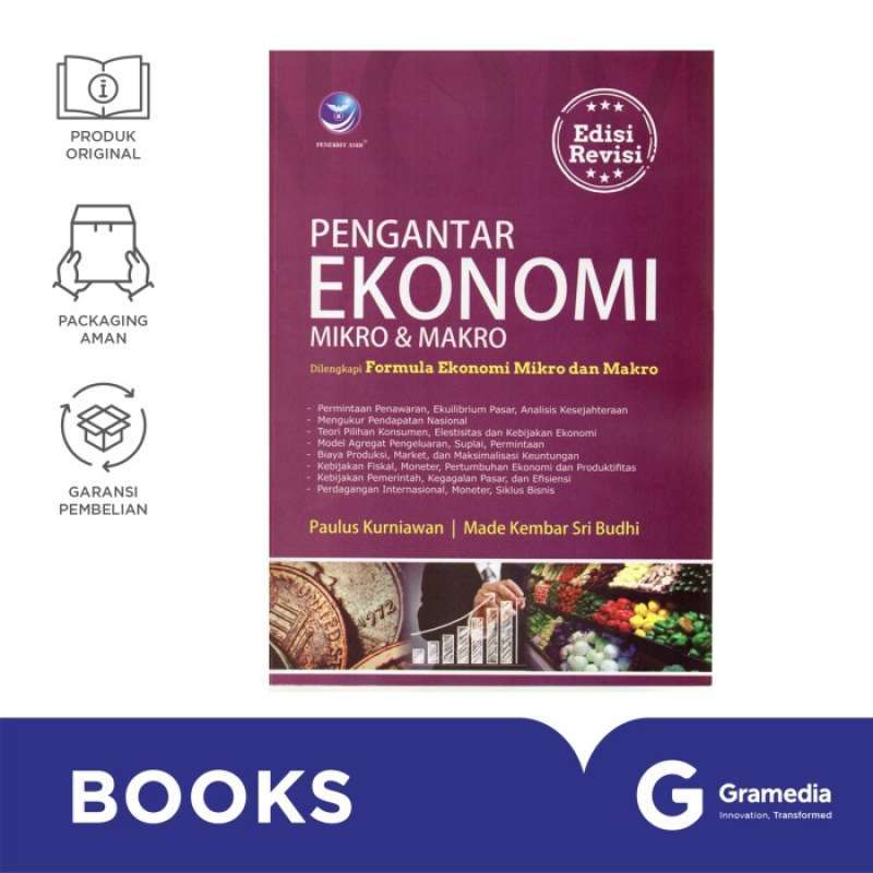 Promo Pengantar Ekonomi Mikro Dan Makro Edisi Revisi Diskon 33% Di Seller Onic Shop - Harapan ...