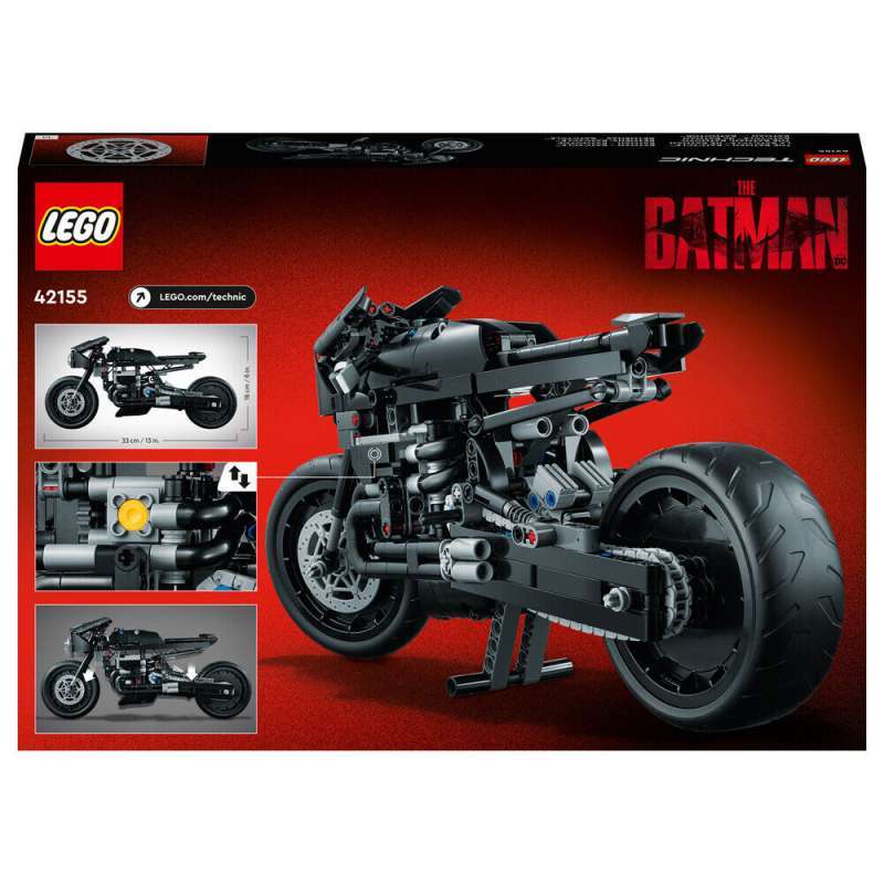 Jual Lego Technic - 42155 The Batman Batcycle Set Movie Building Kid ...