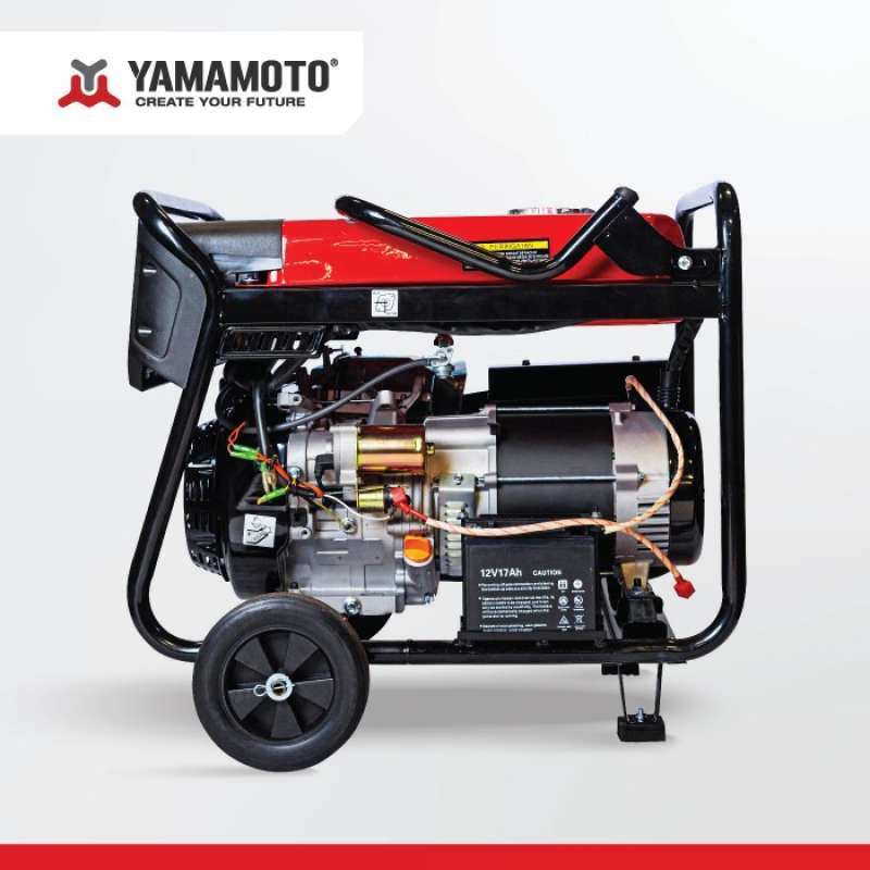 Promo Generator Listrik Bensin 6000 Watt Yamamoto Genset Black Series ...