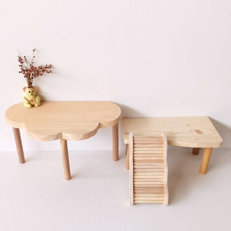 Promo Set Perlengkapan Kandang Meja Platform Jembatan Tangga Hamster ...