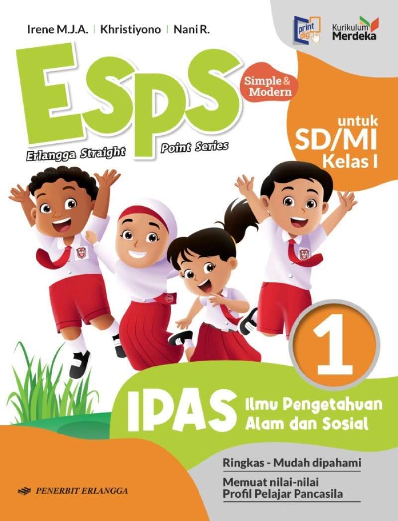 Jual Buku Pelajaran SD / MI ESPS IPAS kelas 1 Kurikulum Merdeka di ...