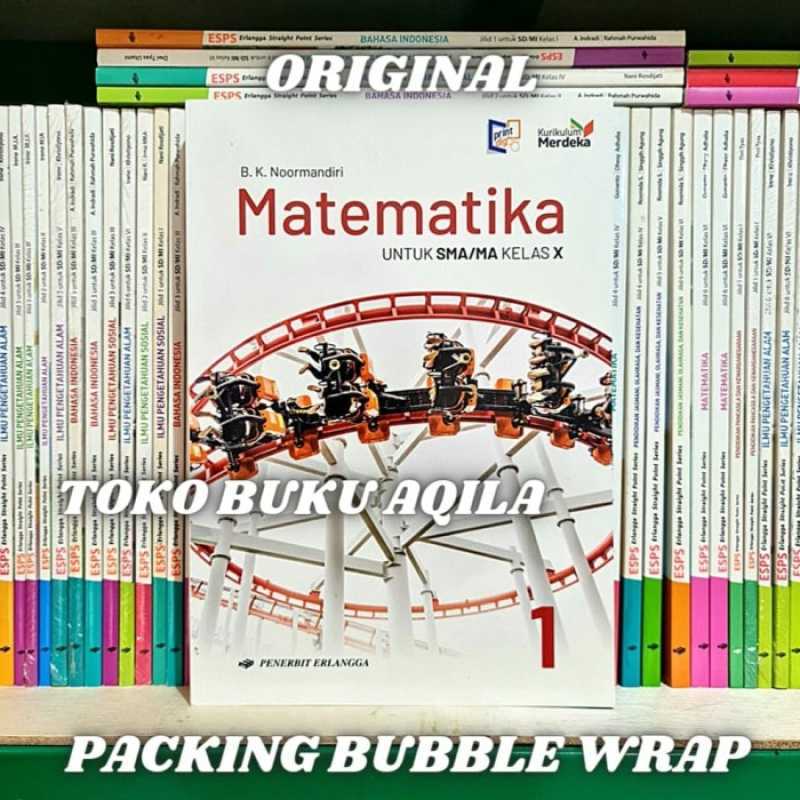 Jual Buku Matematika Kelas 1 / X 10 SMA Erlangga Kurikulum Merdeka Original di Seller Pilihan ...
