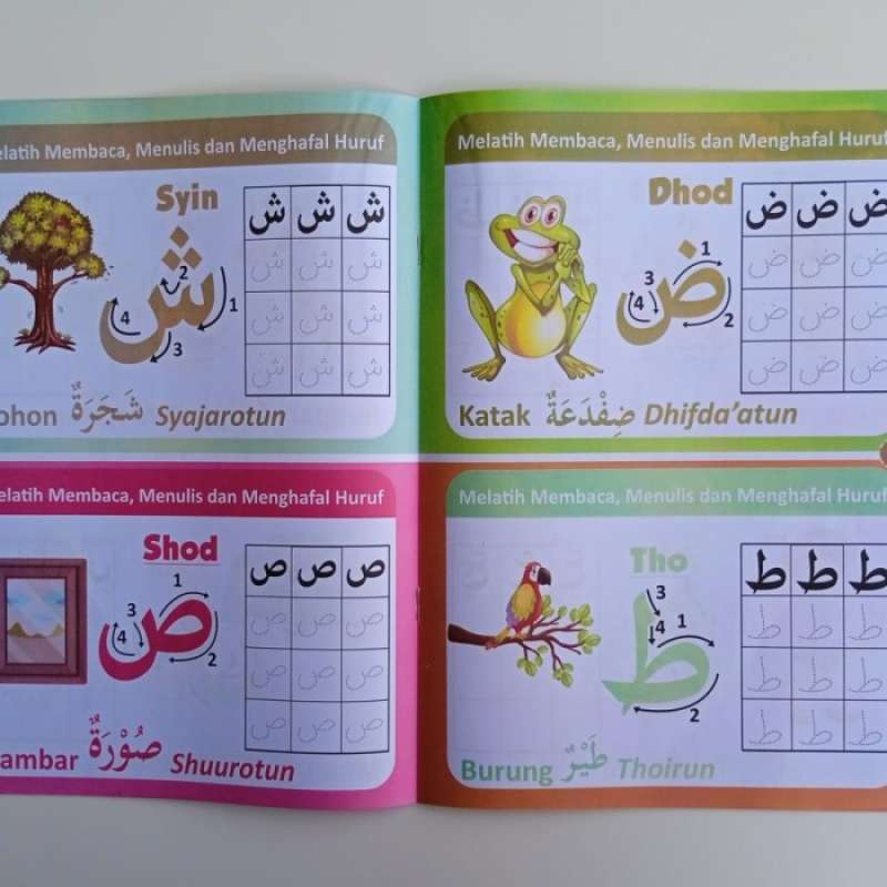 Promo Buku Anak Muslim Tk Paud Mengenal Hijaiyah Ukuran Besar - Sandro ...