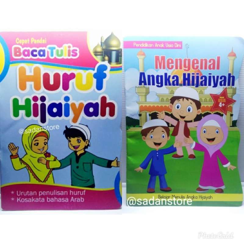Promo Buku Anak Menulis Dan Mewarnai Huruf & Angka Hijaiyah Diskon 23% ...