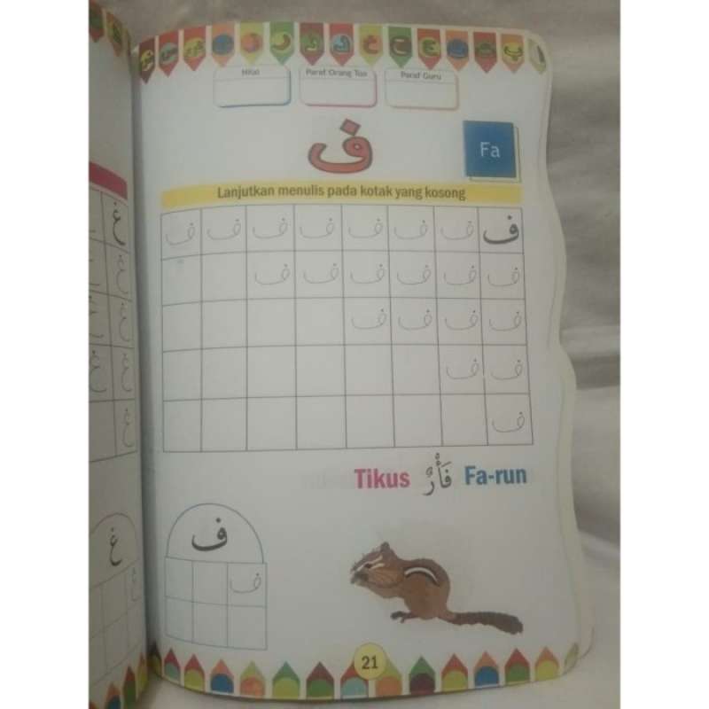 Promo Buku Anak Menulis Dan Mewarnai Huruf & Angka Hijaiyah Diskon 23% ...