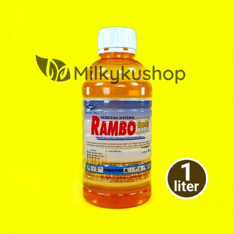 Promo Rambo Gold 480 Sl 1 Liter Herbisida Pembasmi Rumput Gulma Diskon ...