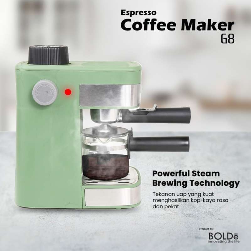 Jual BOLDe Expresso Coffee Maker G8 Coffee Machine Mesin Kopi Espresso ...