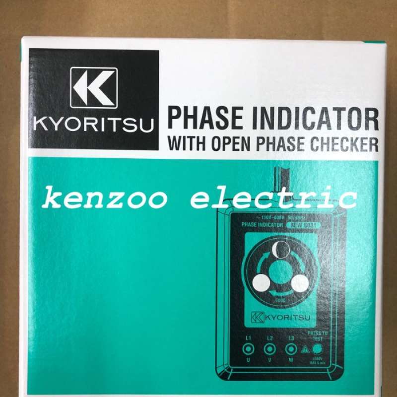 Promo Kyoritsu 8031 3phase Sequence Rotation Checker Alat Ukur 3 Phase ...