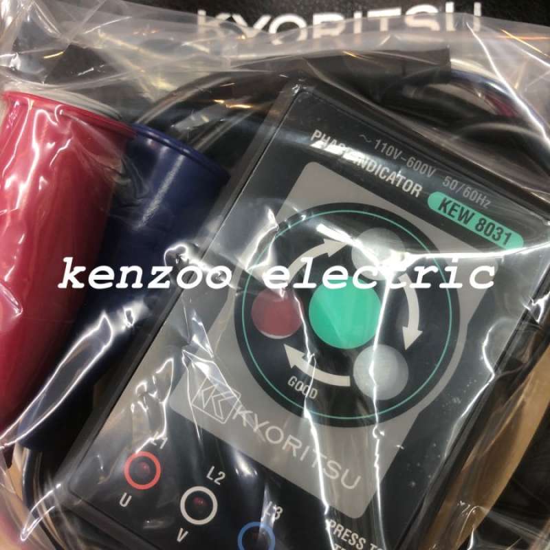 Promo Kyoritsu 8031 3phase Sequence Rotation Checker Alat Ukur 3 Phase ...
