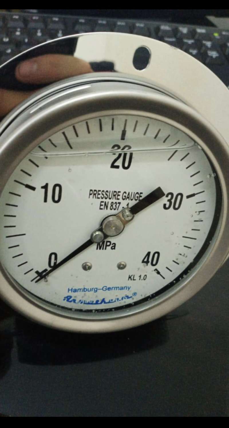 Promo Pressure gauge armatherm 4inch model payung 40 mpa Diskon 23% di ...