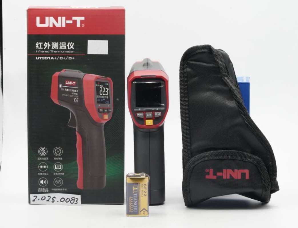 Promo UNI-T UT301A+ Termometer Industri Infrared Temperature Laser UT ...