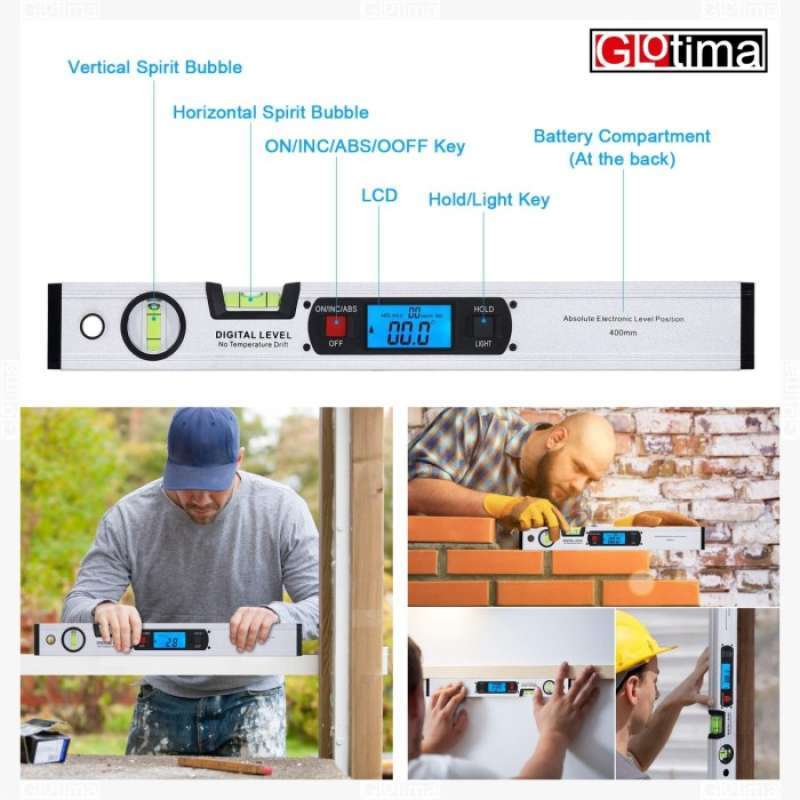 Promo Waterpass Digital Inclinometer level Waterpas Magnet Ukur Sudut ...