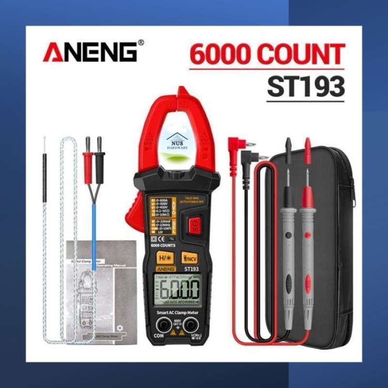 Promo Tang Meter Aneng Digital Multimeter Voltage Tester Clamp Diskon ...