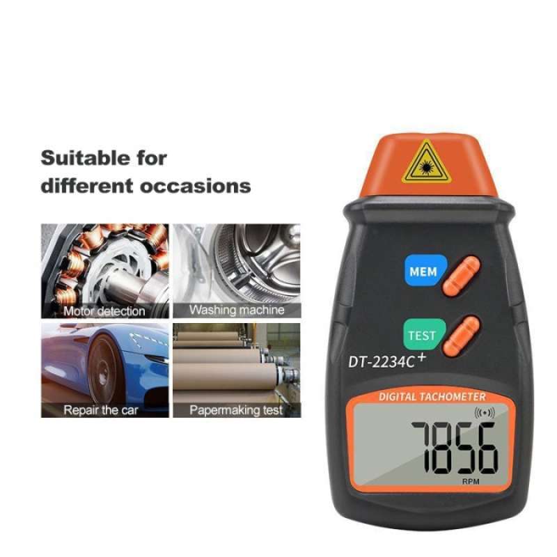 Promo Tachometer Rpm Meter Alat Pengukur Kecepatan Dt-2234c+ Diskon 23% ...