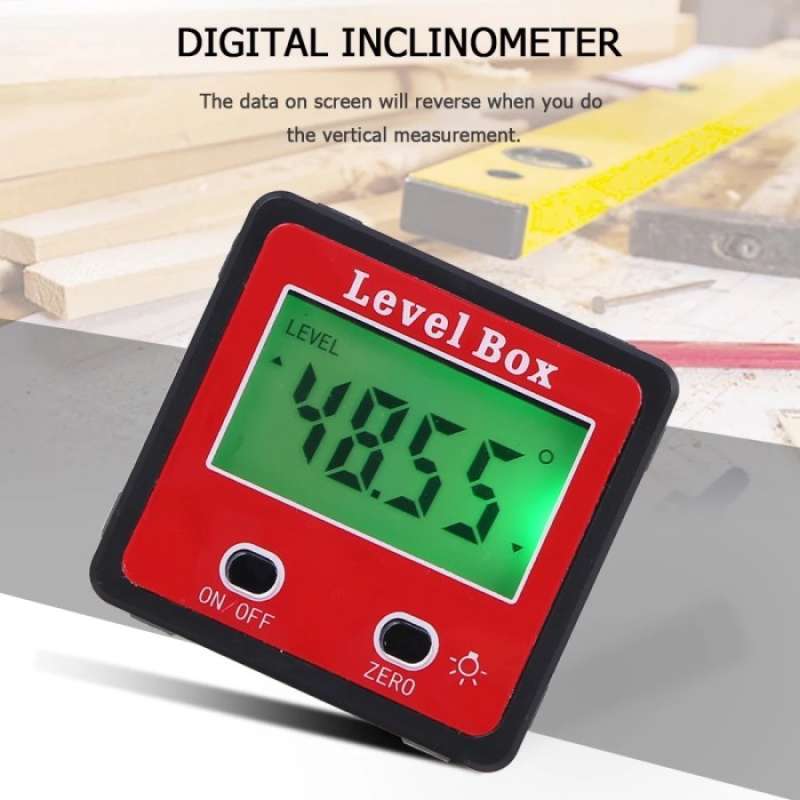Promo Inclinometer Digital Level Box Alat Ukur Sudut Kemiringan Derajat ...