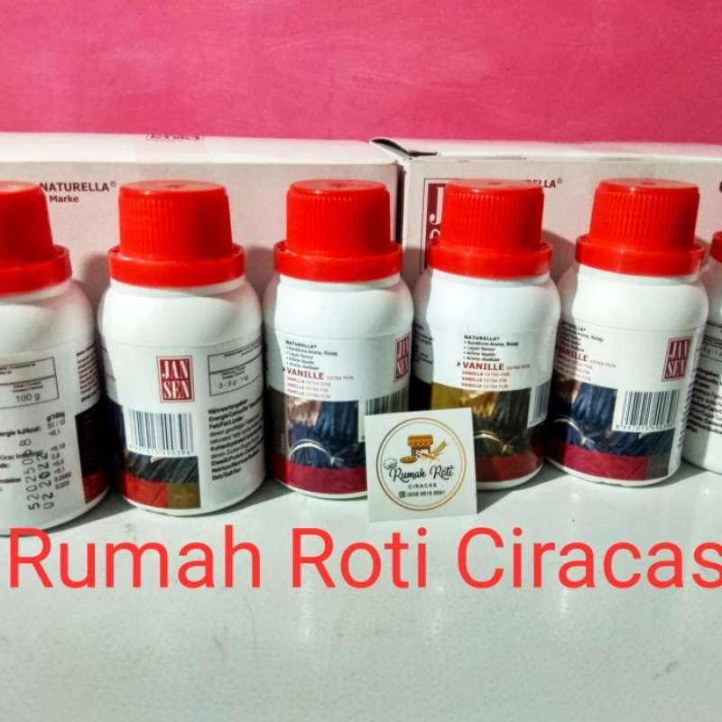 Promo Vanila Jansen 100gr Pabrik Extract Botol Perasa Vanilla Vanili ...