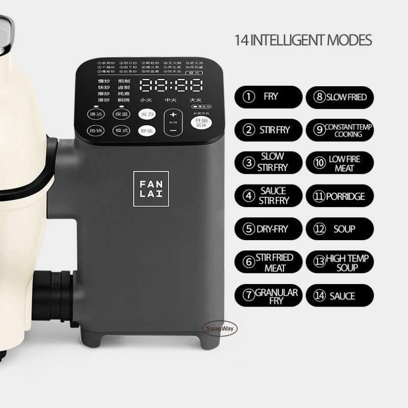 Jual Alat Masak Pengaduk Makanan Otomatis Cooking Robot listrik FANLAI ...