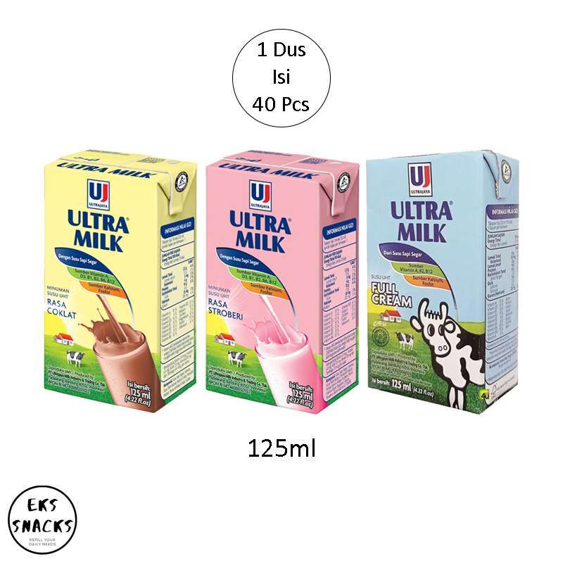 Susu Ultra Milk 125 Ml 1 Dus Gratis Ongkir 🏷️ Harga Murah Juni 2026