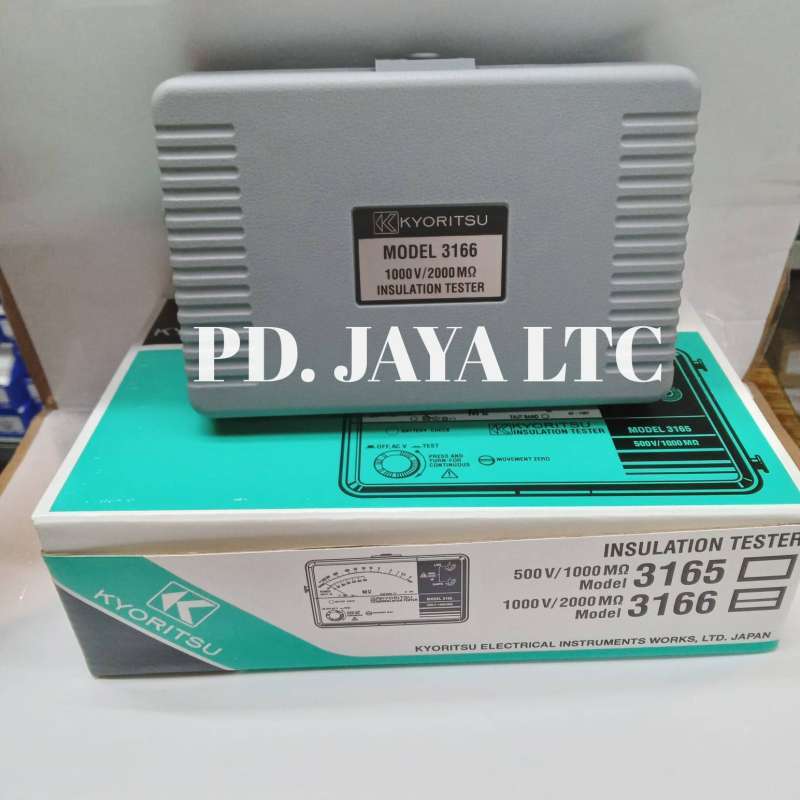 Jual Kyoritsu Insulation Tester 1000v 3166 Di Seller Pd Jaya Ltc ...