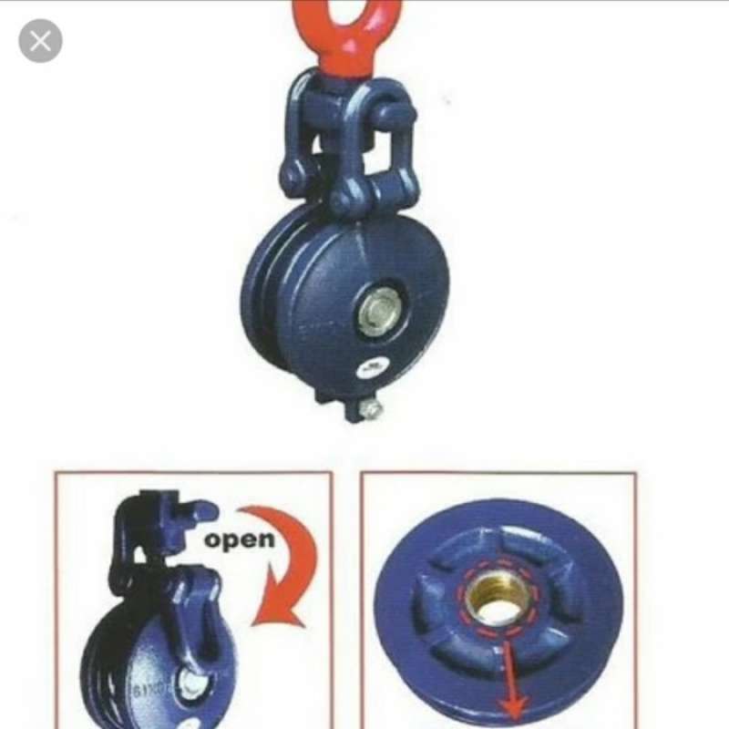 Promo Katrol Oval Eye Snatch Block 6 Inch 5 Ton Wipro Lashing Diskon 23 ...