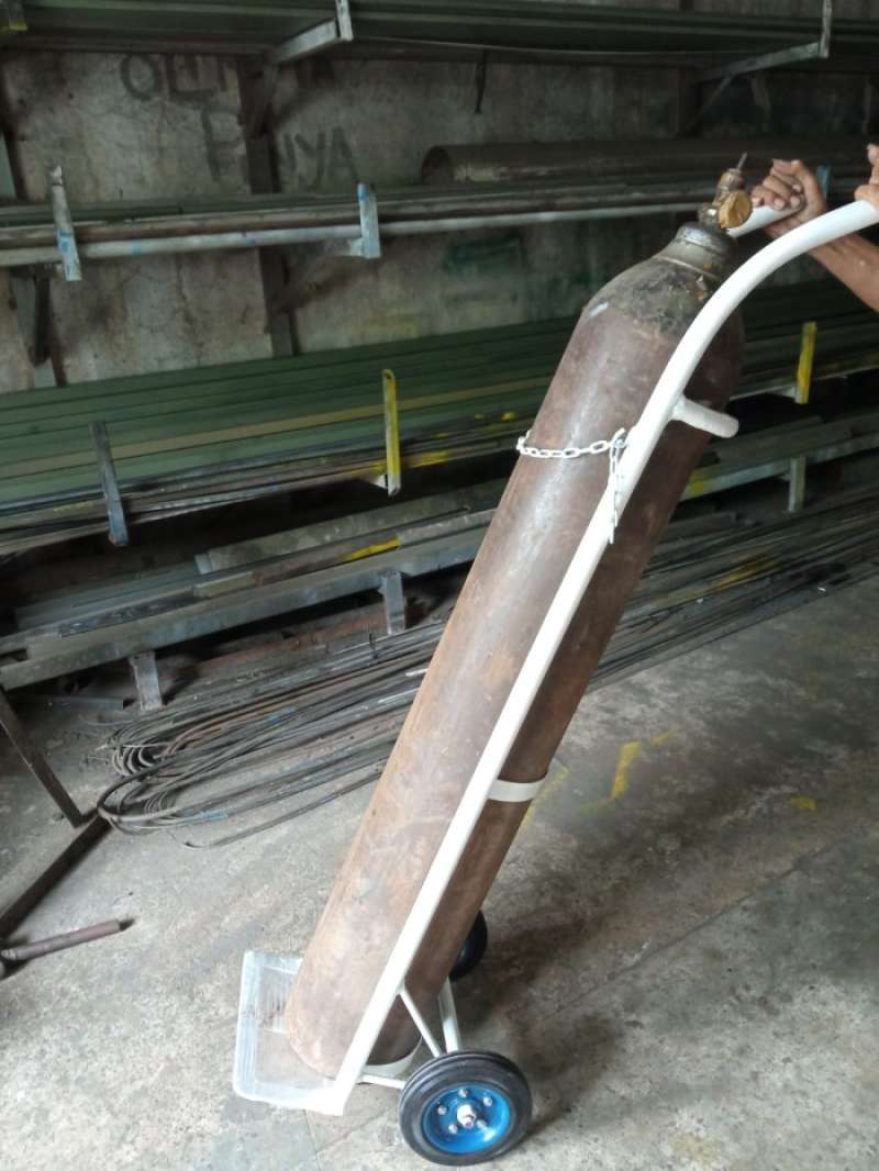 Promo Troli Tabung Gas 0ksigen - Tabung Filter Air - Ukuran 6m3 Diskon ...