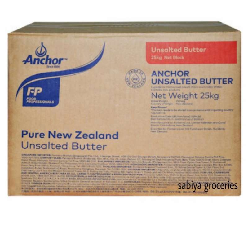 Promo anchor unsalted butter 500gr / unsalted butter anchor Diskon 33% ...